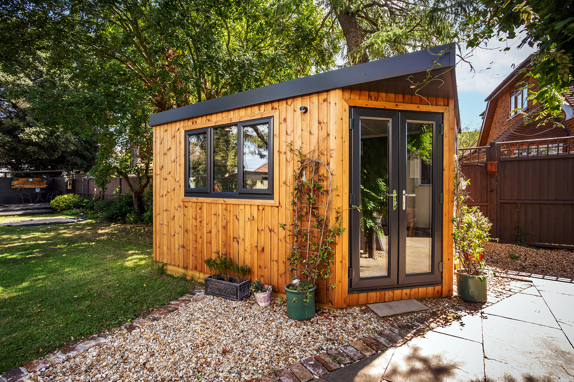 Corner Garden Office Pod