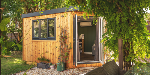 Corner Garden Office Pod